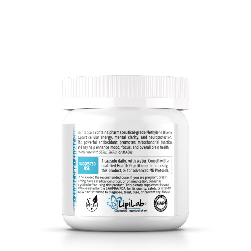 Pro Series - Methylene Blue - Capsules - 60's – LipiLab™